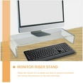 Tersarium Acrylic Monitor Riser Home Office Computer Monitor Stand ...