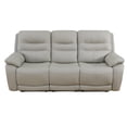 Recliner Sofa, Breathing Power Leather Reclining Sofa Seating Couch ...