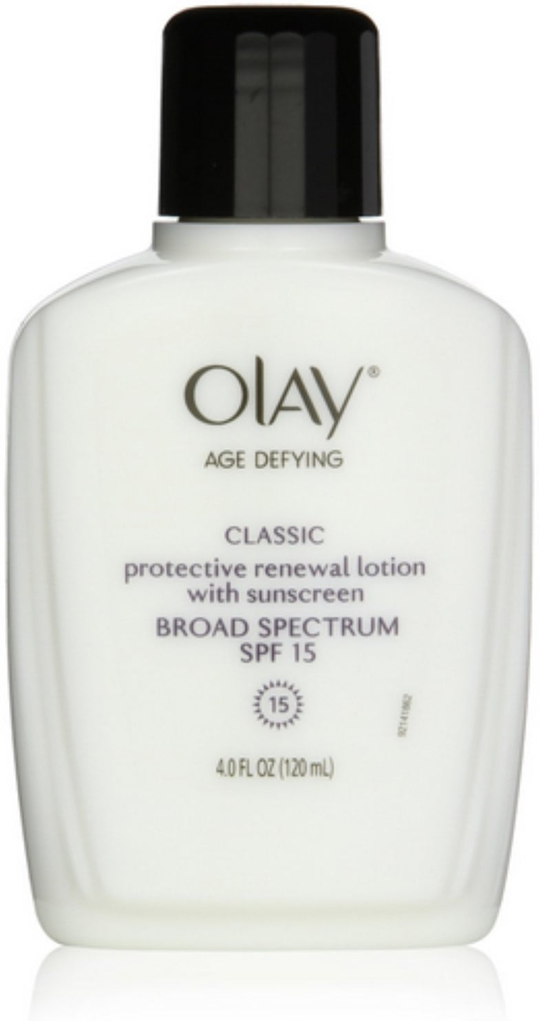 OLAY Age Defying Protective Renewal Lotion, With Sunscreen, Classic 4 ...