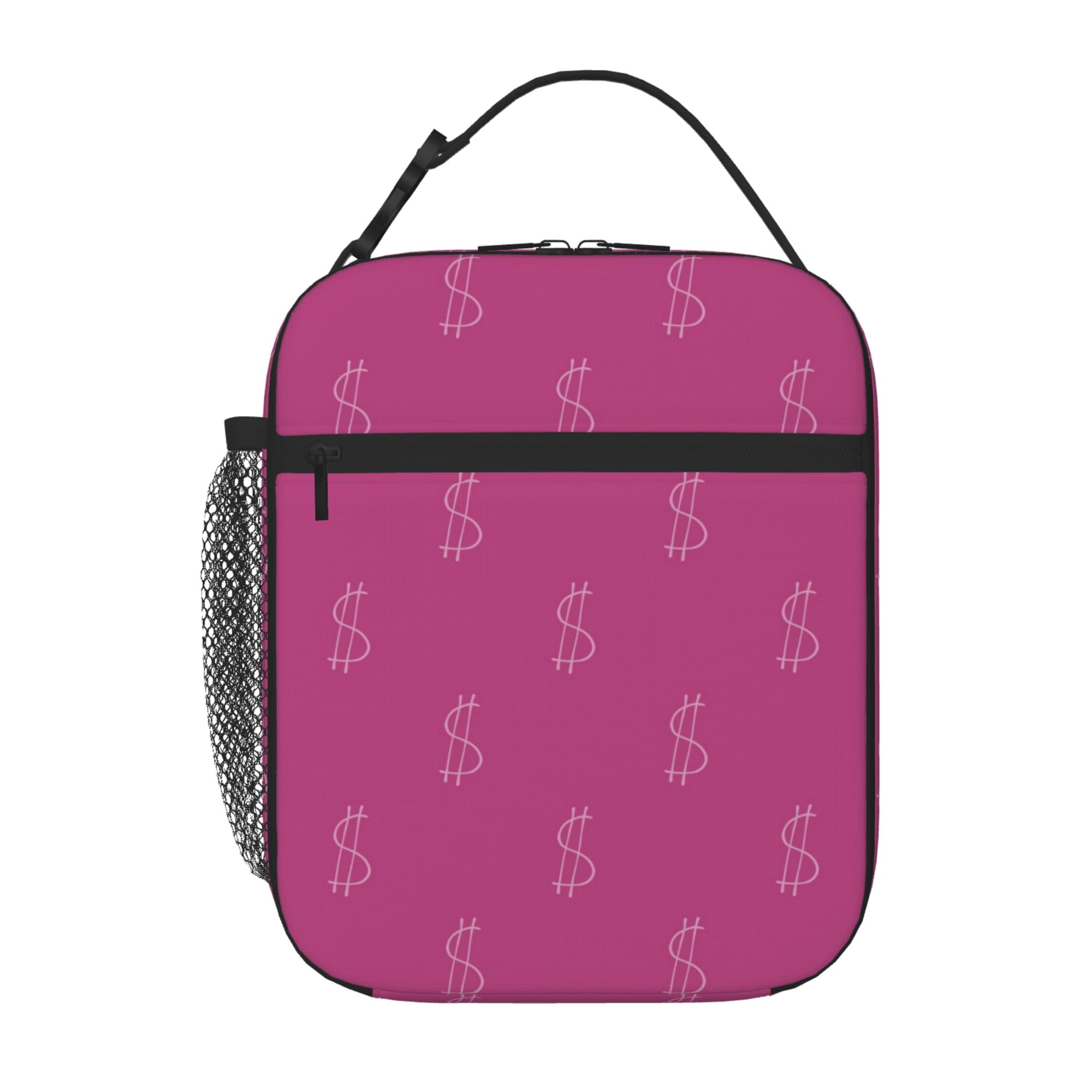 TEQUAN Portable Lunch Bag, Dollar Money Sign Pattern Reusable Insulated ...