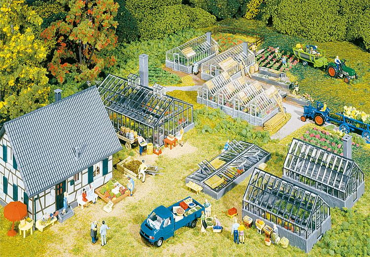 Faller HO Scale Building/Structure Kit Garden Center House ...