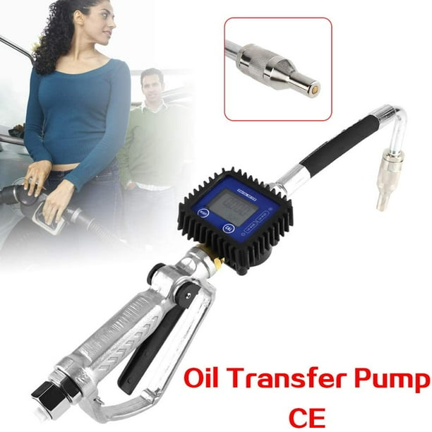 Miumaeov Oil Transfer Pump with Control Valve, Electronic Oil Meter Gun ...