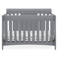 Delta Children Richmond 6-in-1 Convertible Baby Crib, Grey - Walmart.com