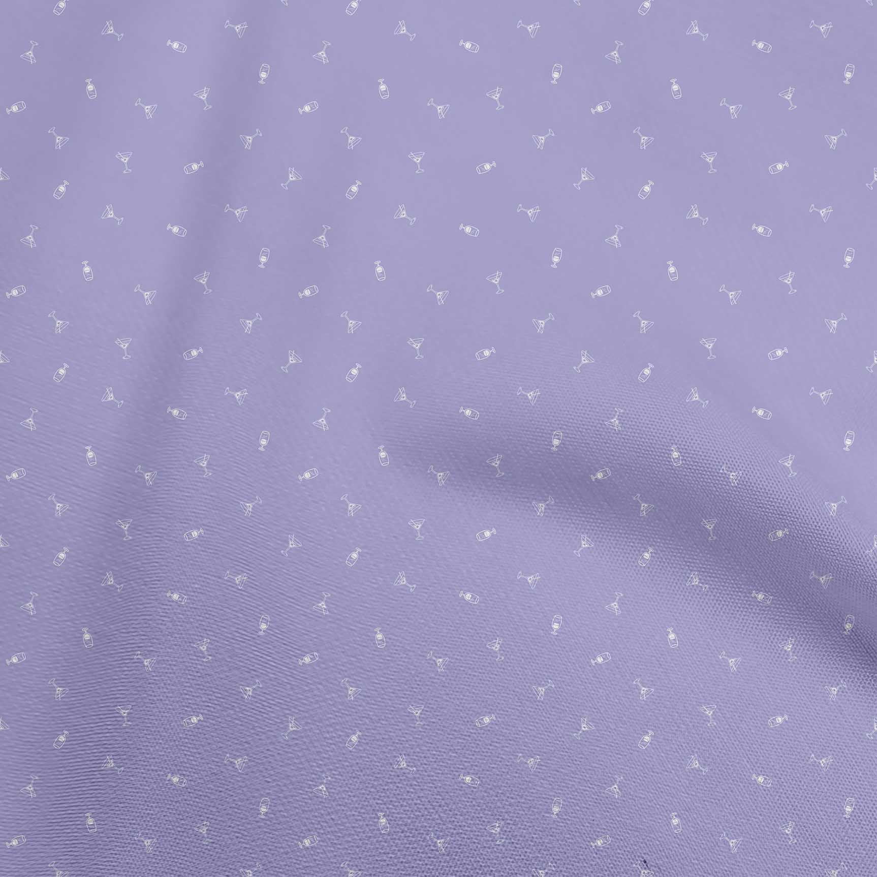 oneOone Cotton Flex Light Purple Fabric Minimal Mocktail Diy Clothing ...