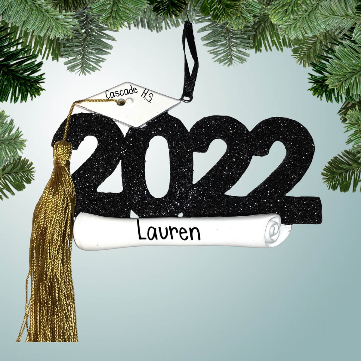 Personalized 2022 Graduate Christmas Ornament - High School Graduation ...