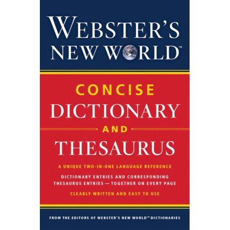 Webster's New World Concise Dictionary and Thesaurus | Walmart Canada