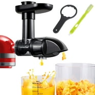 KitchenAid KSM1JA Easy Clean Masticating Juicer and Sauce Attachment ...
