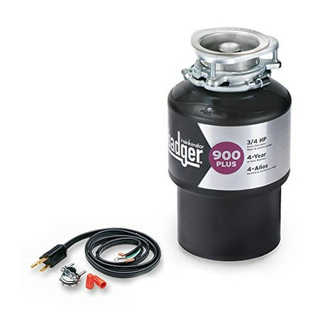 InSinkErator BADGER 900 PLUS W/C Badger 900 Plus 3/4 HP Continuous Feed ...