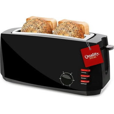 Dash Rise Electric 2-Slice Wide Mouth Toaster with Clear View Window ...