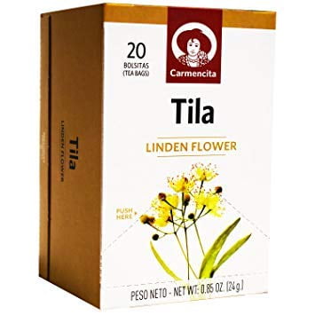 Spanish Linden Flower Tea (Tila / Tilo) by Carmencita 20 Tea Bags ...