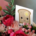 3drose, Cute Kawaii Toast, 6 Greeting Cards with Envelopes - Walmart.com