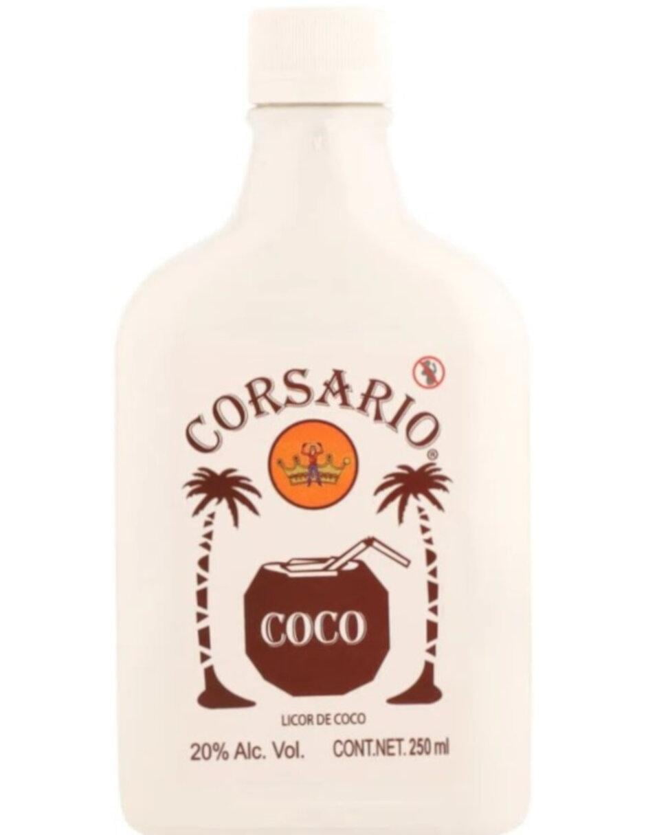 Pack de 12 Licor Corsario Coco 250 ml Corsario | Walmart en línea