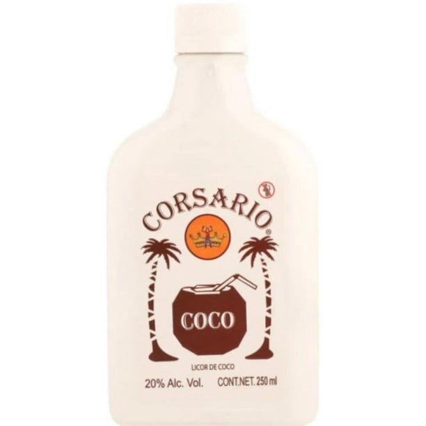 Pack de 12 Licor Corsario Coco 250 ml Corsario Coco | Bodega Aurrera en ...