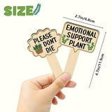 Utoimkio 15 Pcs Funny Plant Labels Garden Tools,Wooden Herb Markers ...