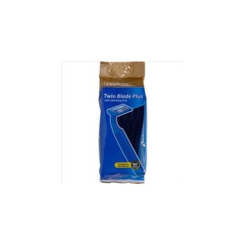 Twin Blade Plus Disposable Razors with Lubricating Strip, 12/each count ...