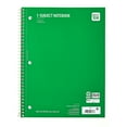 (4 pack) Pen+Gear College Ruled 1-Subject Notebook, 8" x 10.5", Green ...