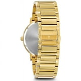 Bulova Men's Modern Gold Tone Dial Yellow Gold Steel Bracelet Diamond ...