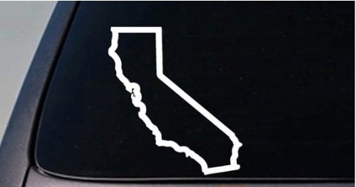 CALIFORNIA state 6" sticker decal car truck window college football ...