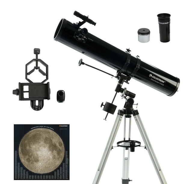 Celestron PowerSeeker 114 EQ Telescope and AstroImaging Deluxe Kit - Walmart.com