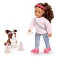 "Our Generation Natalia 18"" Doll & Nillie Pet, Training & Dog Toys Set ...