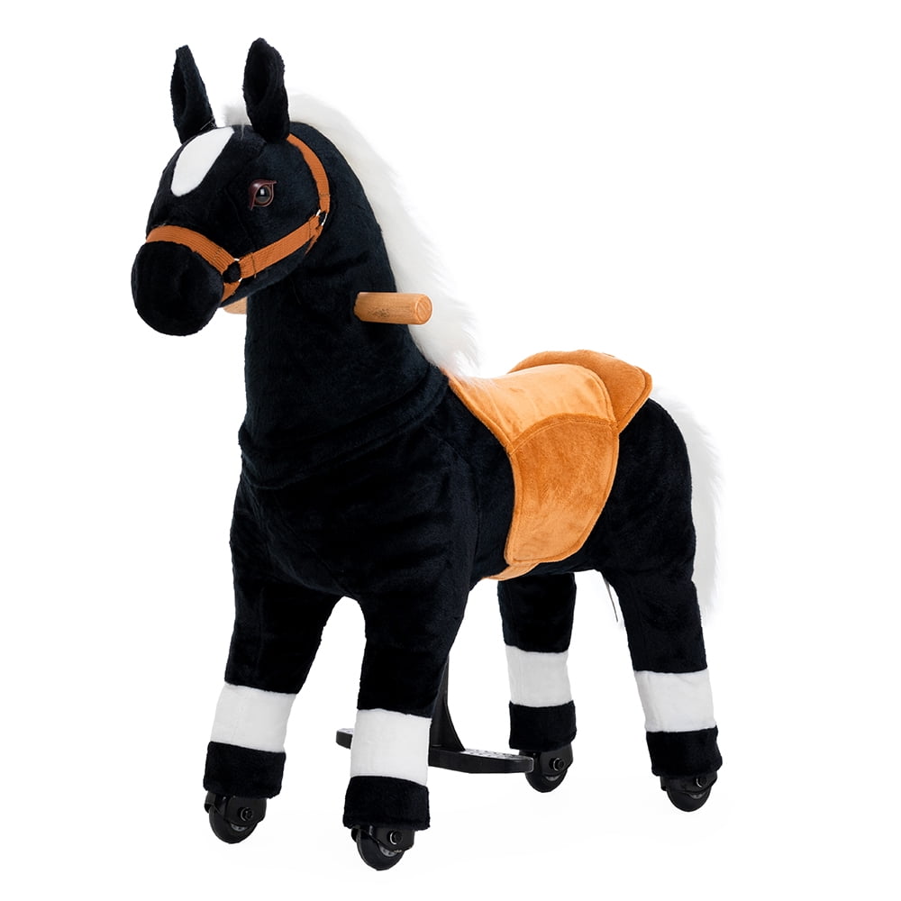 Ponyeehaw Ride on Horse Toys Mechanical Riding Pony with Wheels for 3-5 ...