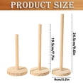 1 Pc Wood Paper Towel Holder, Wooden Paper Towel Holder Countertop ...