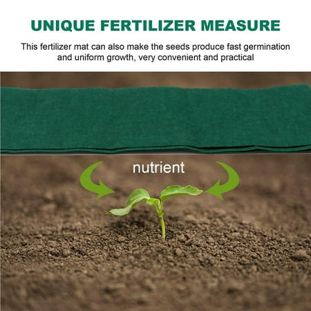 Biodegradable Grass Seed Mat Plants Growing Blanket Fertilizer ...