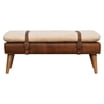 Wood Designs Reading Bench with Brown Cushion - Walmart.com