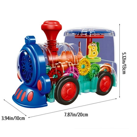 Maoww Baby Train Toy Electric Train Set for Kids Battery Operated ...