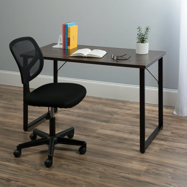 OFM Essentials Collection Modern 48" O-Frame Computer Desk, in Wenge ...