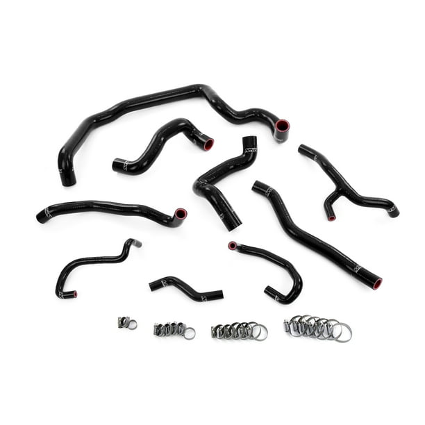 HPS Performance Black Silicone Radiator, Heater, Water Pump, Expansion ...