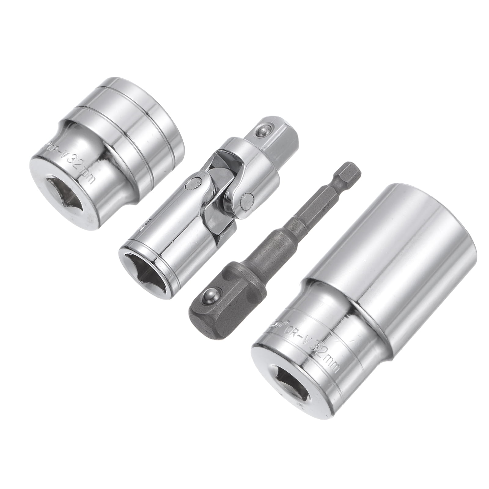 Uxcell Socket Accessory Set, 32mm Shallow and Deep Socket Universal ...