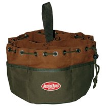 Bucket Boss Parachute Bag Small Parts Bag in Brown, 25001 - Walmart.com