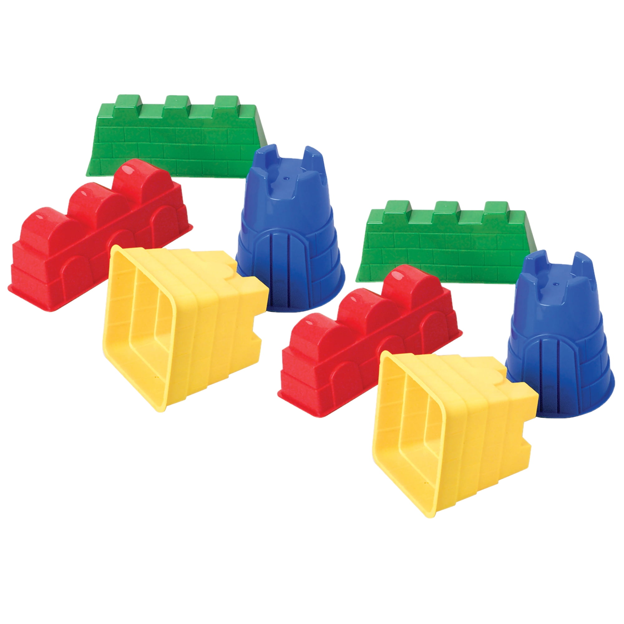 Sand Castle Molds, 4 Per Set, 2 Sets - Walmart.com