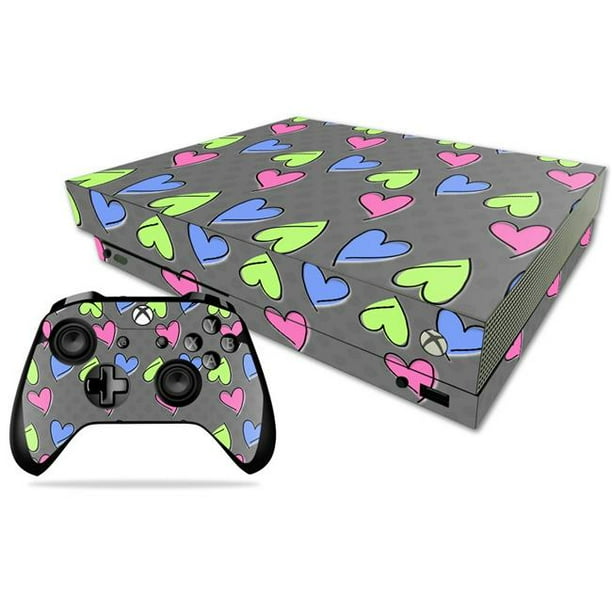 MightySkins MIXBONXCMB-Girly Skin Decal Wrap for Microsoft Xbox One X ...