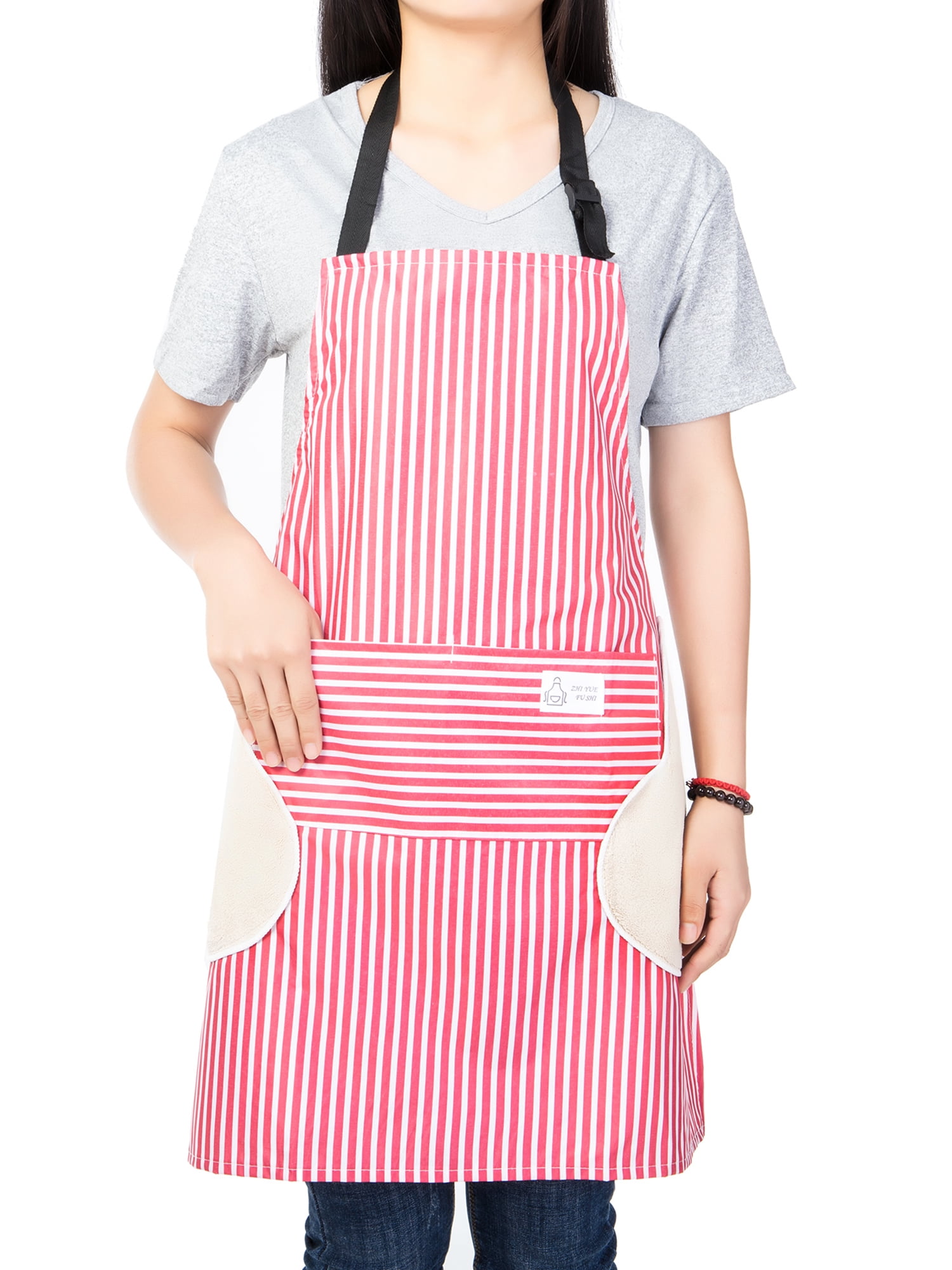 YouLoveIt Adjustable Apron Kitchen Apron Restaurant Chef Adjustable ...
