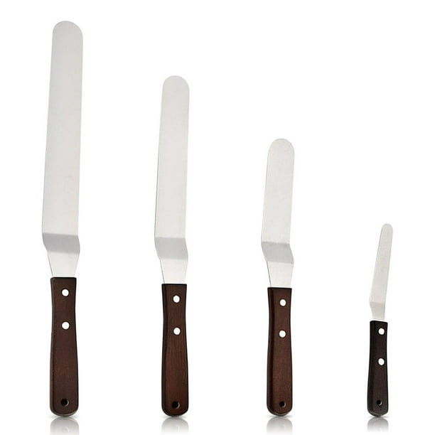 Goriertaly Stainless Steel Icing Spatula Decorating Cake Frosting Cream ...