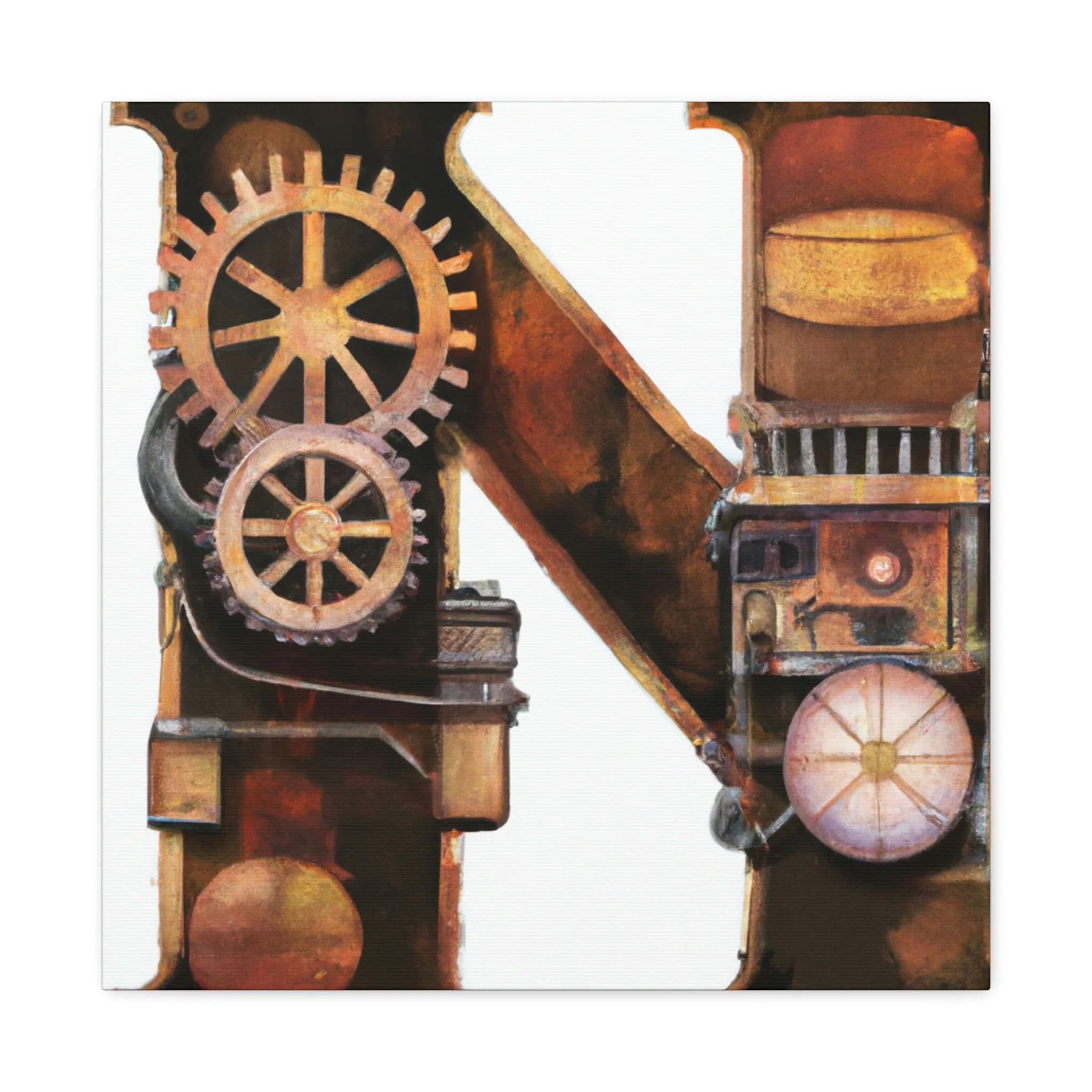 Steampunk Time Machine - Canvas - Walmart.com