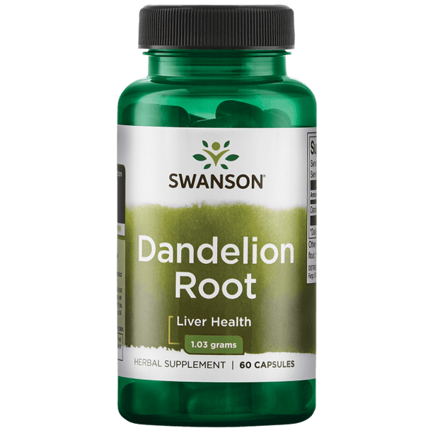 Swanson Dandelion Root 515 mg 60 Capsules - Walmart.com - Walmart.com