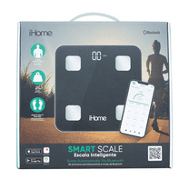 iHome Digital Battery Powered Bathroom Scale 397 lbs, Black - Walmart.com