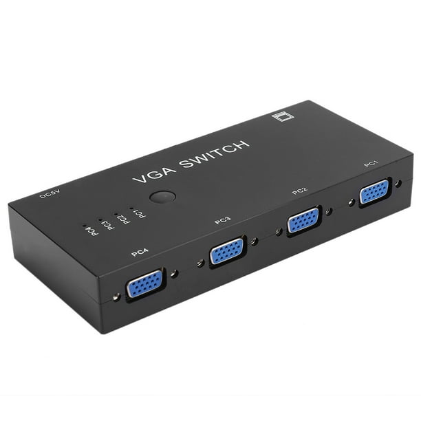 Convertidor de vídeo, conmutador Convertidor de vídeo VGA Conmutador divisor VGA Estándares ...