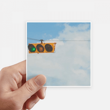 Blue White Sky Red Green Sticker Square Waterproof Stickers Wallpaper ...