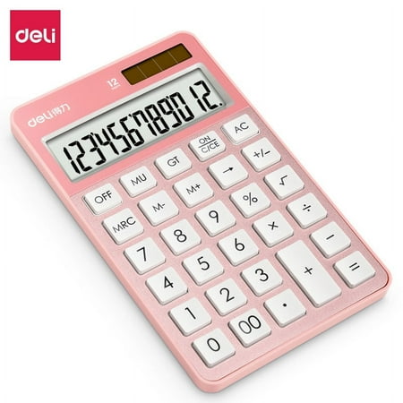 Calculator Basic Small Solar and Battery Operated Auto Powered Handheld ...