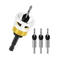 yotijay Countersink Bits Adjustable Depth Step Drill Easy to Install ...