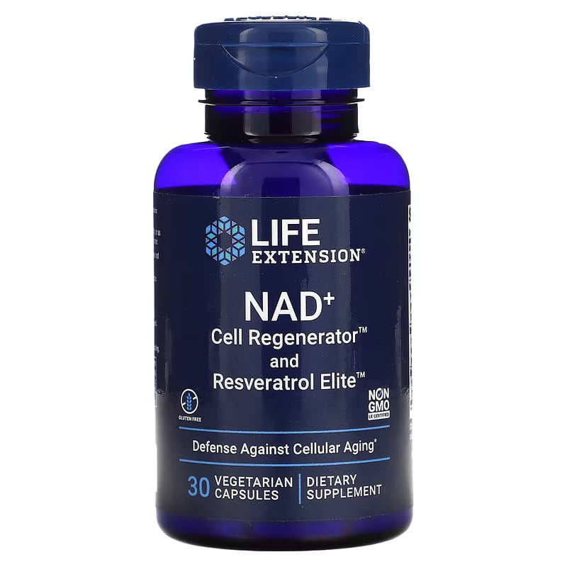 NAD Regenerador celular y Resveratrol 30 Cápsulas | Walmart en línea