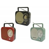 Studebaker SB2000RB Portable AM/FM Radio (Red) - Walmart.com