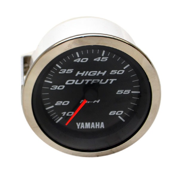 Yamaha Boat Speedometer 946480 | High Output 3 1/4 Inch Silver Black ...