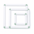 3 Pcs Square Embroidery Hoops Set, 6x6 8x8 11x11 Inch Cross Stitch ...