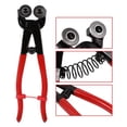 Glass Mosaic Cutter, 8 Inch Heavy Duty Mosaic Tool Glass Cutting Nipper ...