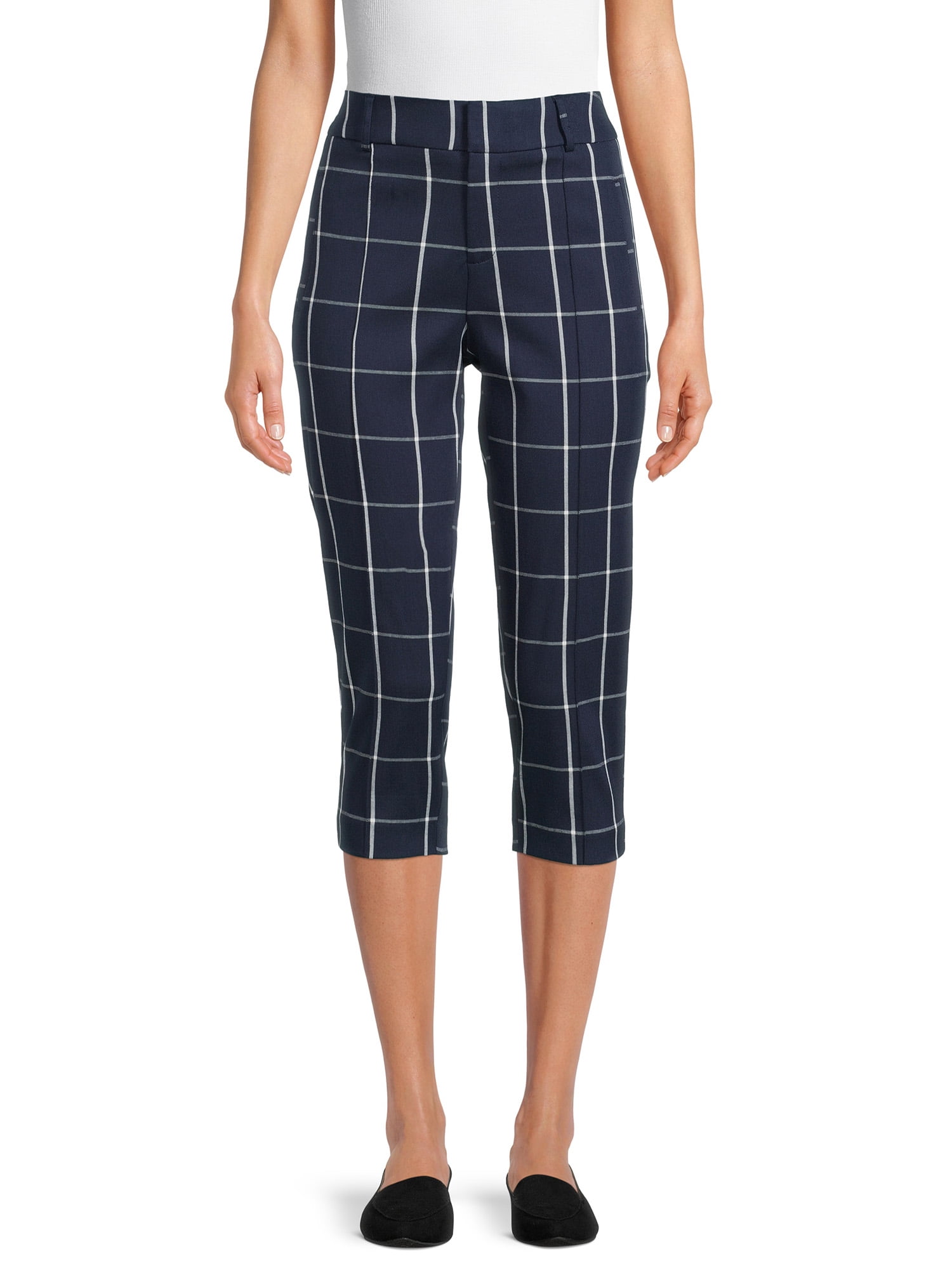 Time and Tru Women's Pull On Capri Pants - Walmart.com